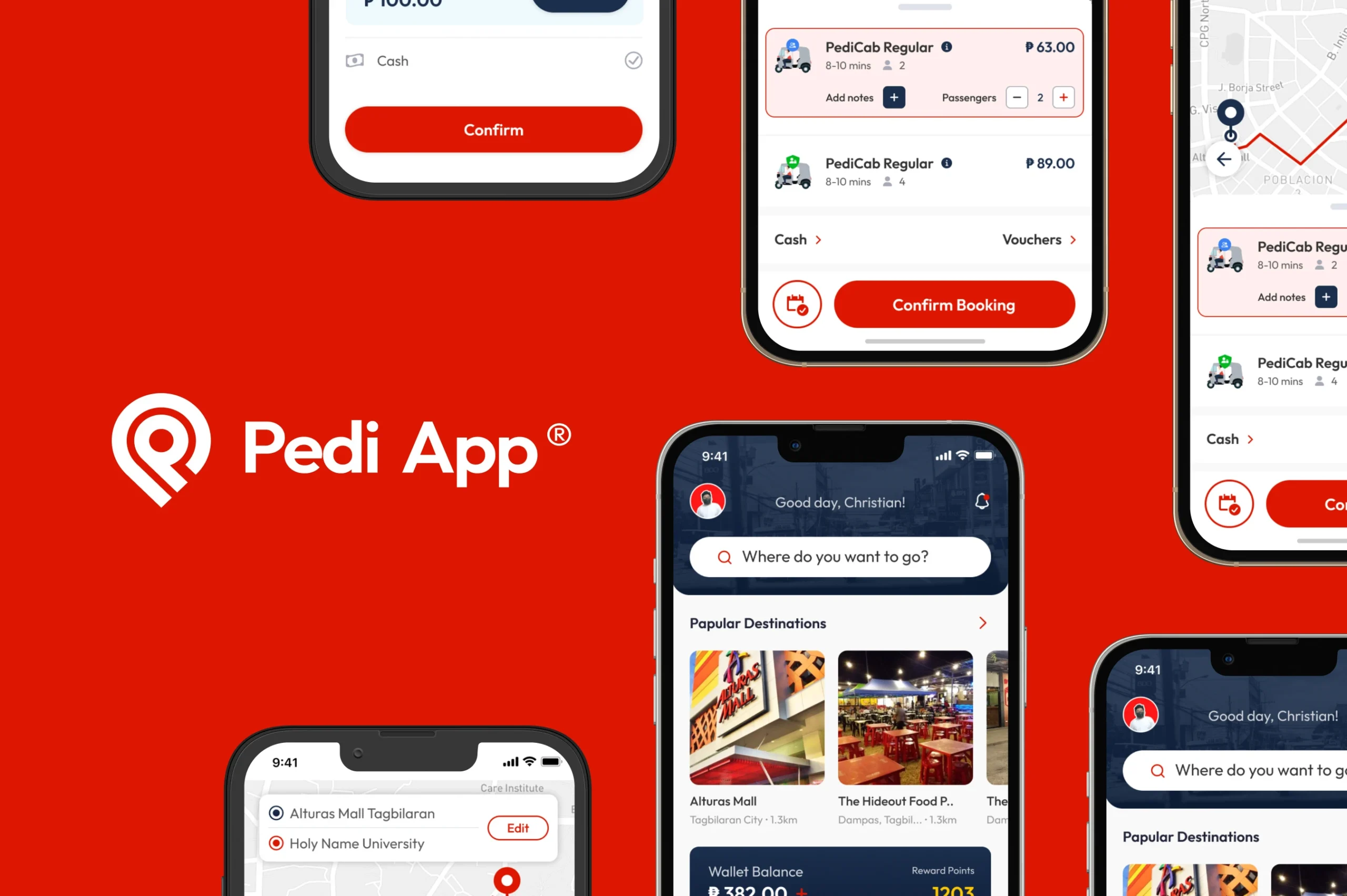Pedi App | Affordable Rides and Ticket Booking in Bohol